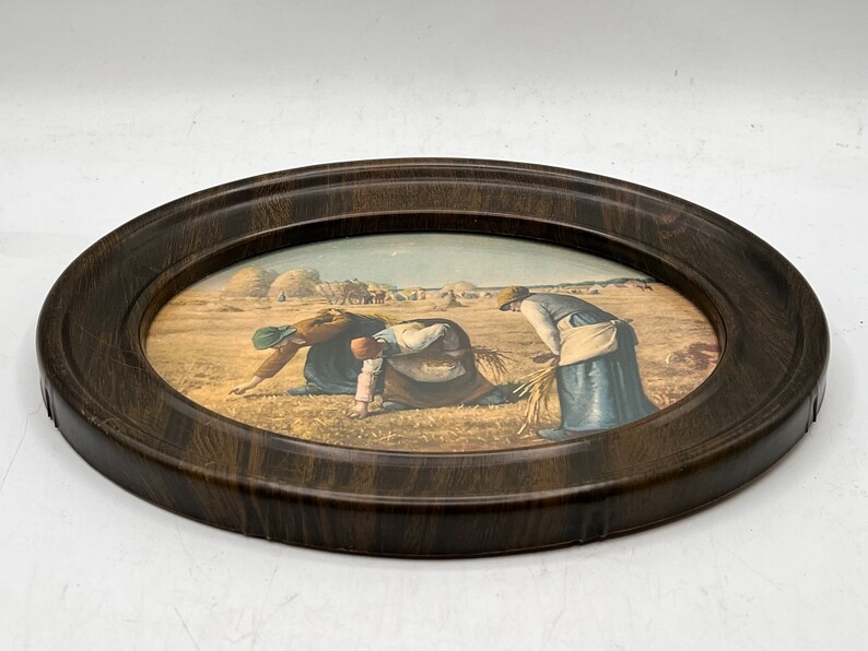 Vintage Millet the Gleaners Oval Wall Art 3 Woman Gleaning - Etsy