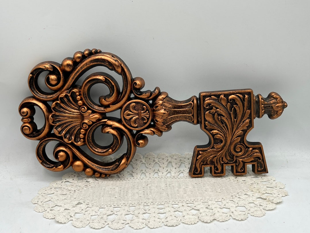 Vintage Coppercraft Key Statue, Hollywood Regency Style, Mid Century ...