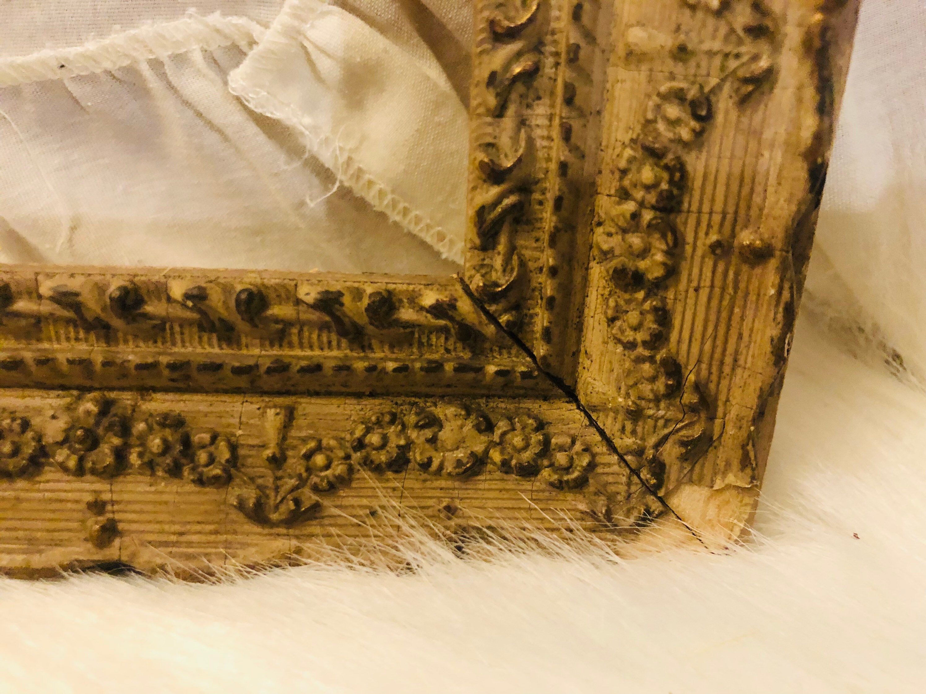 Antique Edwardian Picture Frame Circa 1900 Decorated Gesso | Etsy