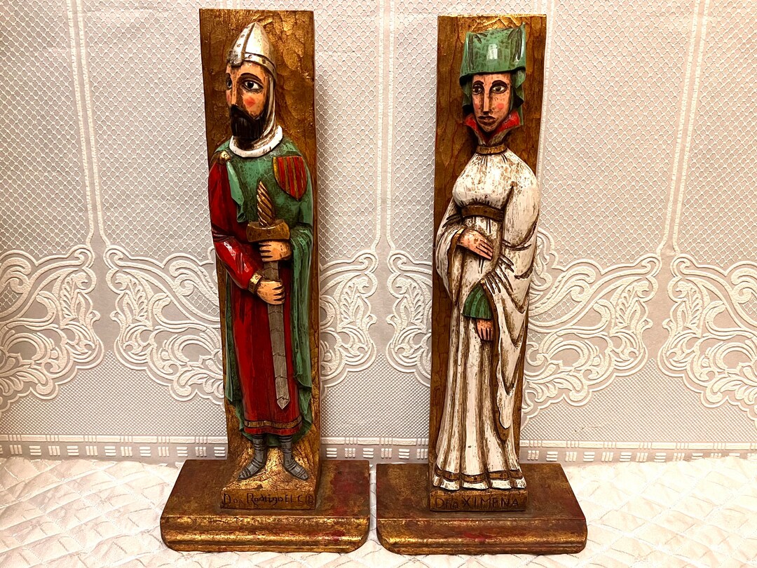 Vintage Dona Ximena & El Cid the Lord or the Master Gold - Etsy
