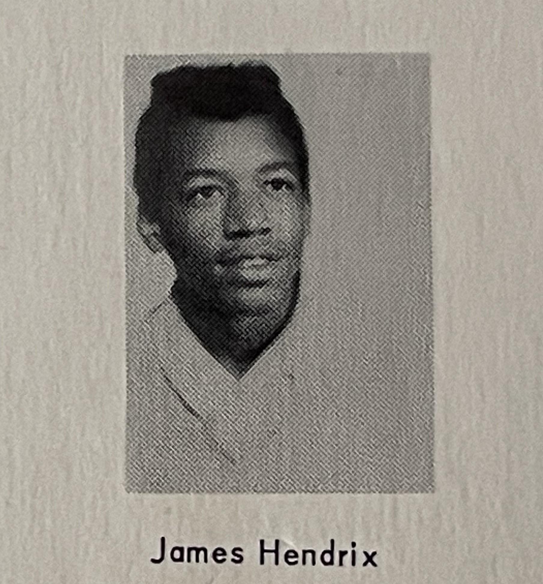 Super Rare Jimi Hendrix 1961 Garfield the Arrow High School Yearbook ...