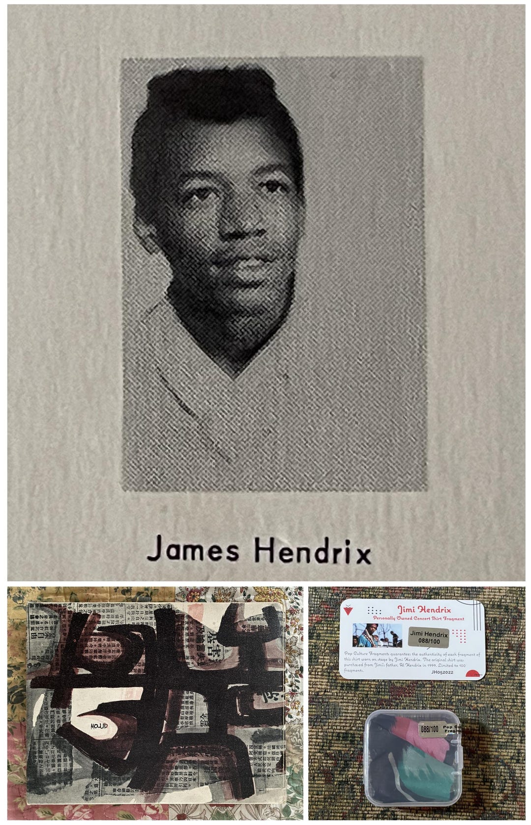 Super Rare Jimi Hendrix 1961 Garfield the Arrow High School Yearbook ...