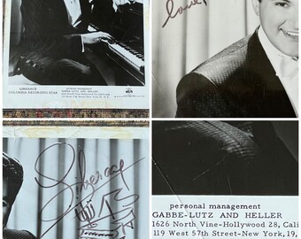Liberace Autograph - Etsy
