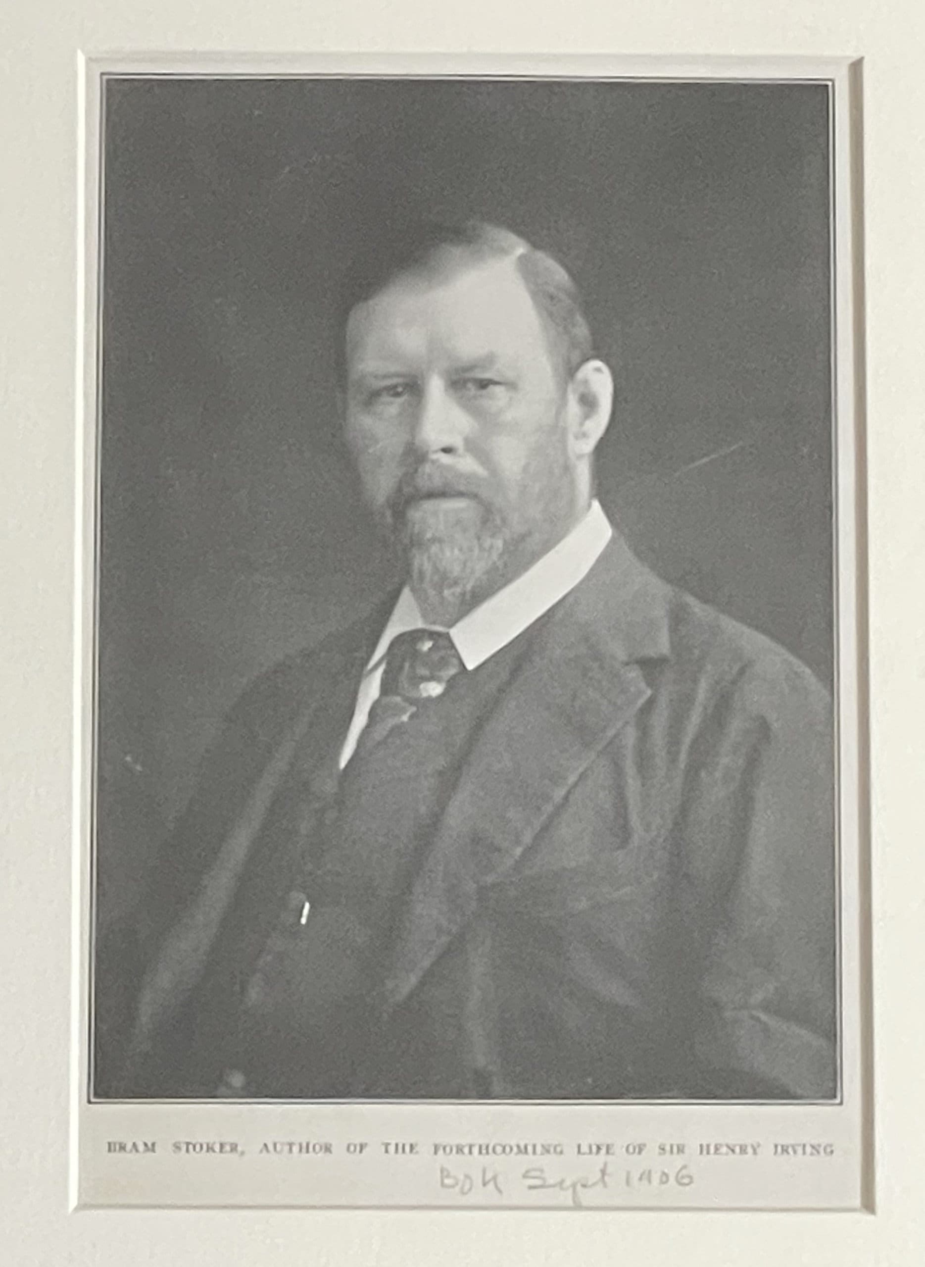 Rare, Vintage Bram Stoker DRACULA Hand Written Letter From 1883, Henry ...