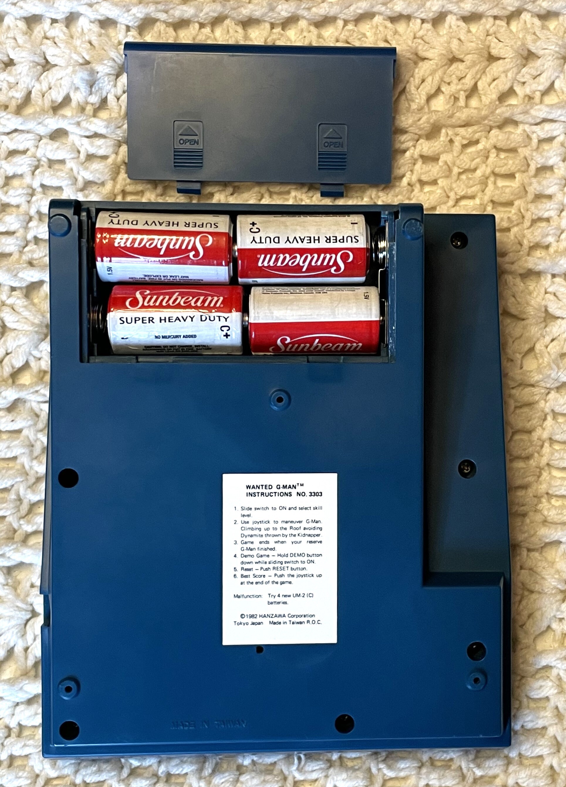 Extremely Rare, Hanzawa Operation Z VFD Electronic Handheld Video Game ...