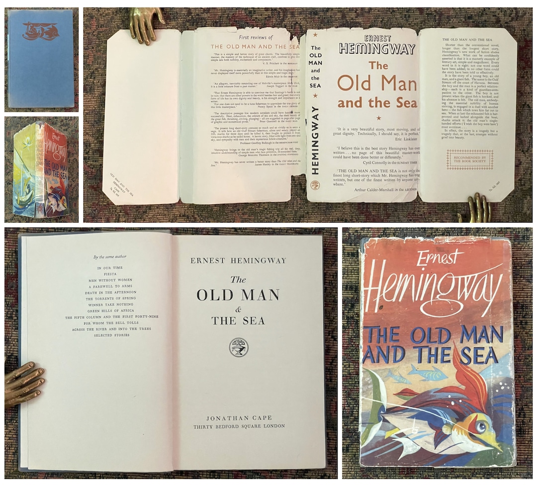 Vintage, ERNEST HEMINGWAY, the Old Man and the Sea, True First 1st UK ...