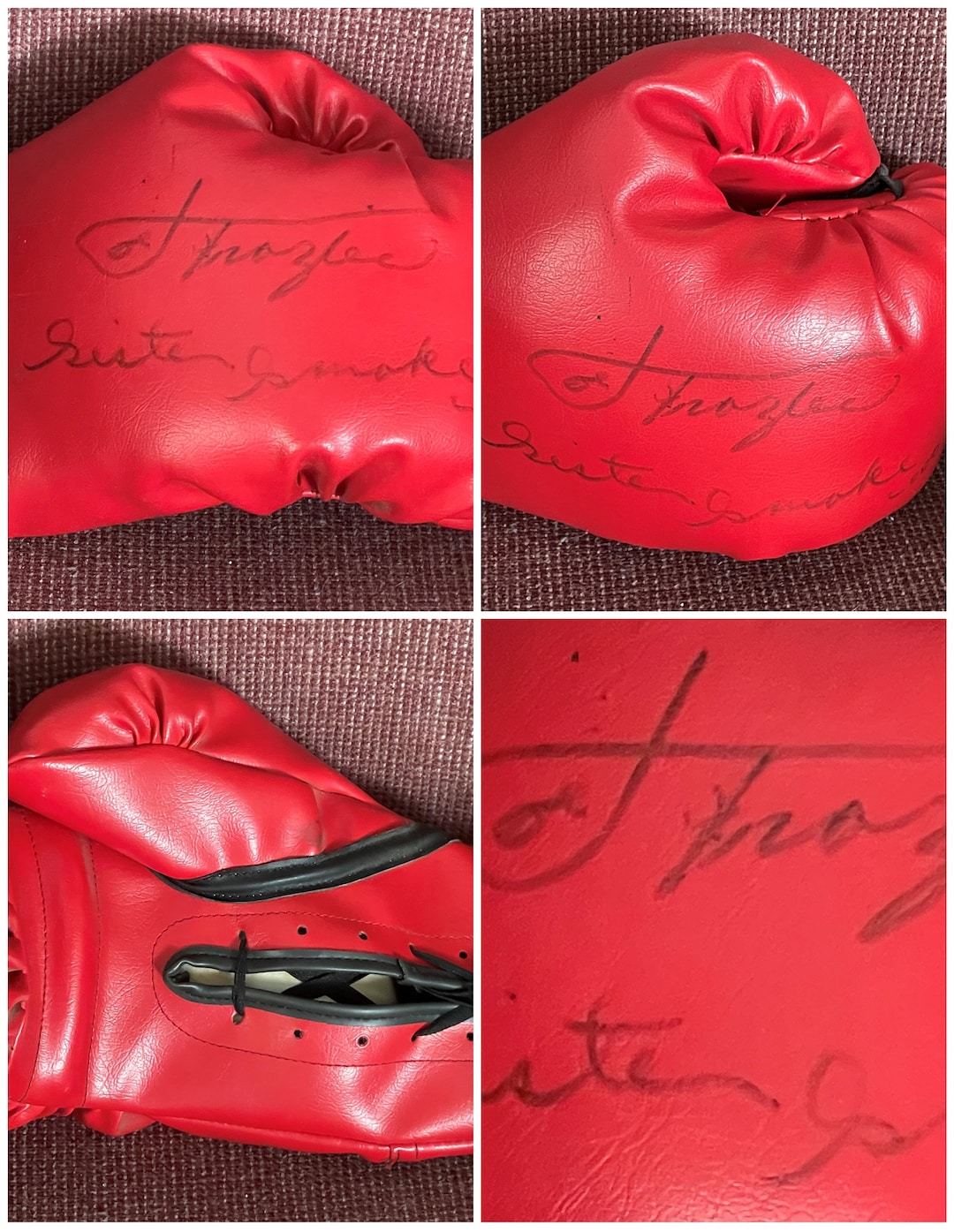 Rare, Vintage, Joe Frazier & Daughter Sister Smoke, Boxing Champions ...