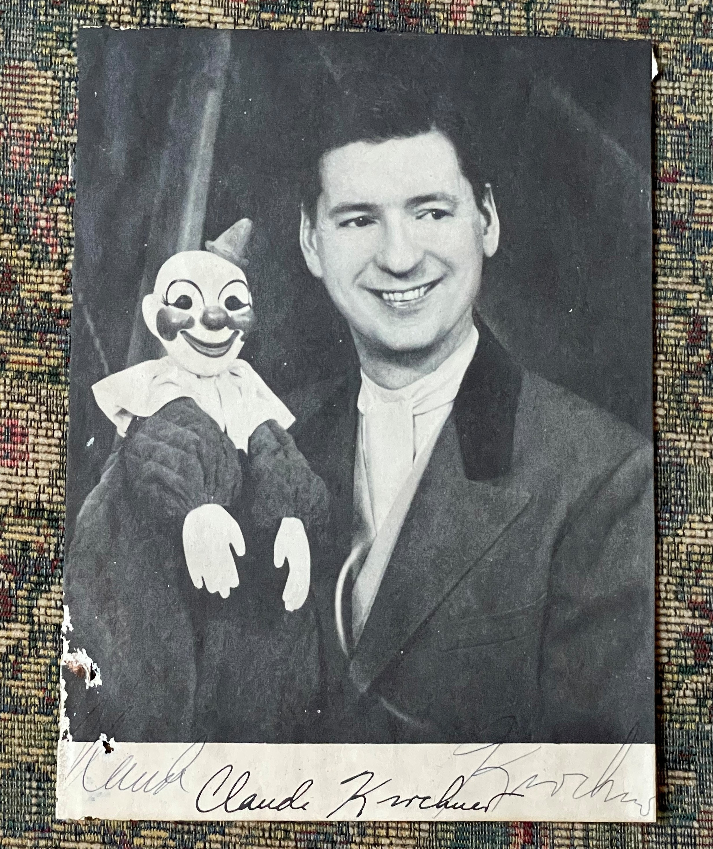 Rare, Vintage CLAUDE KIRCHNER Lot: Framed, Signed Clownie Photo ...