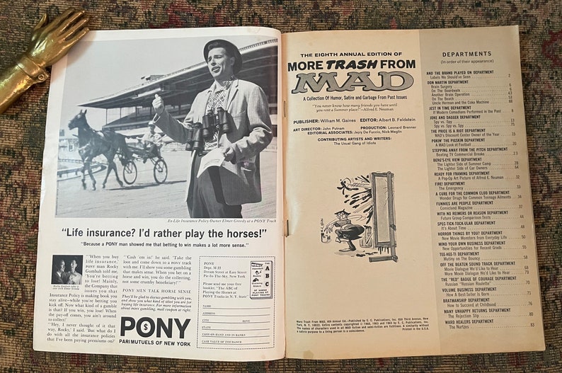 Alfred E. Neuman the Eighth Annual Edition of More Trash From Mad ...