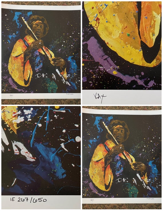 Rare Vintage Large KAT the Artist Signed Limited Edition - Etsy