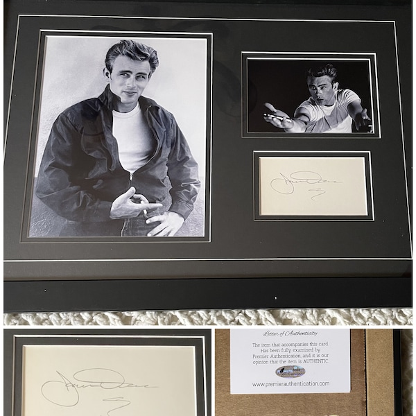 James Dean Autograph - Etsy