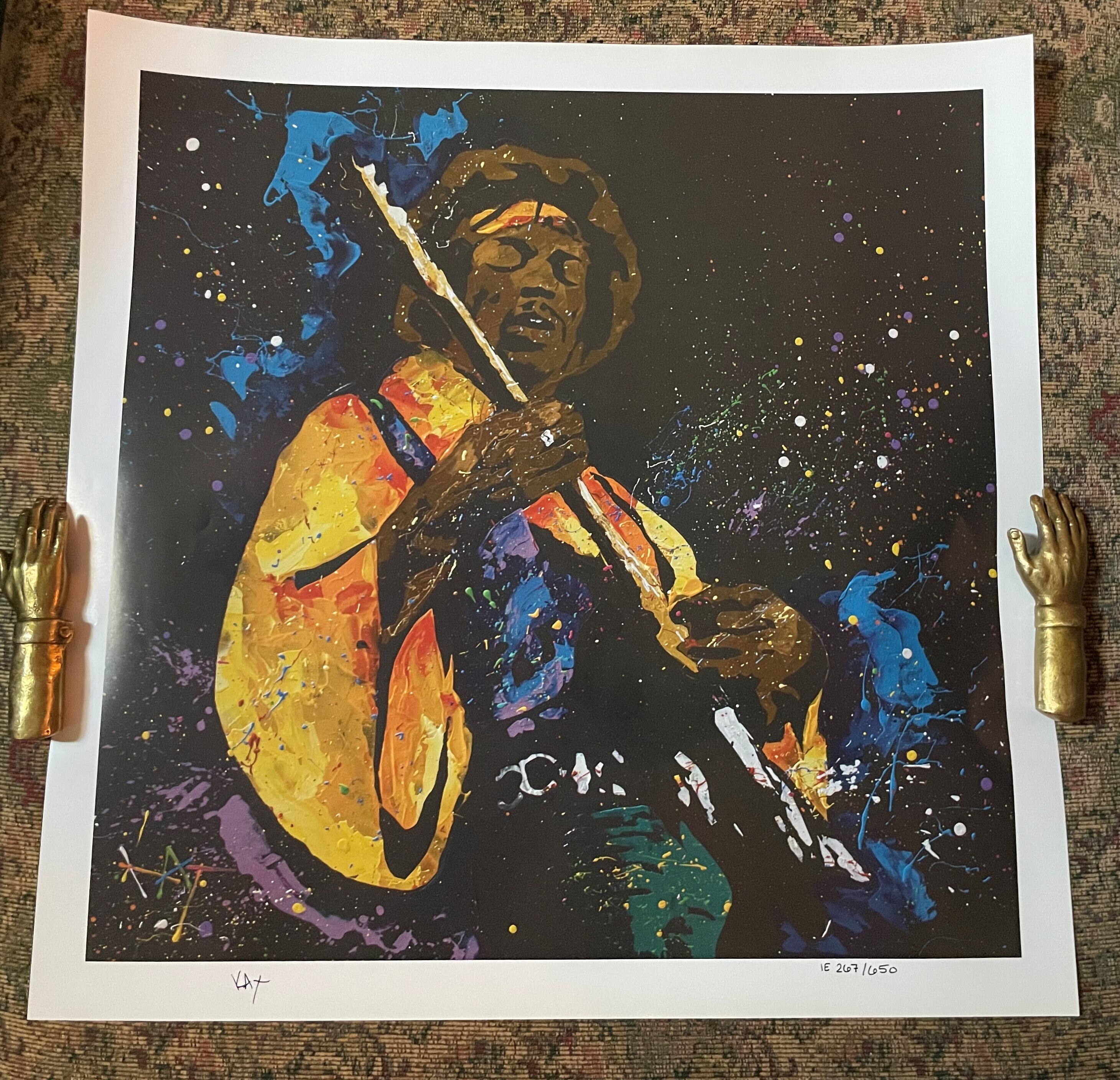 Rare, Vintage, Large KAT, the Artist, Signed Limited Edition 267/650 ...