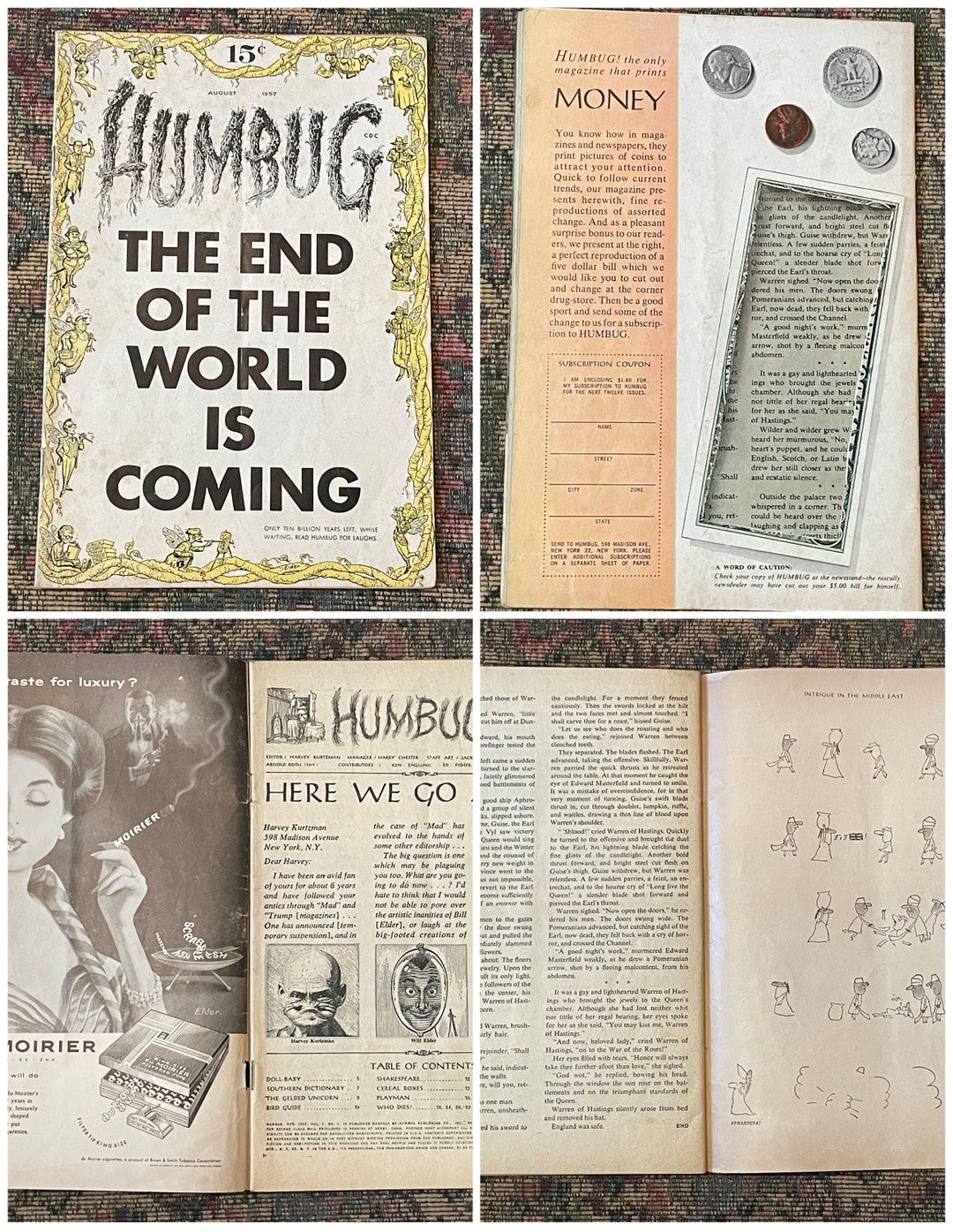 Very RARE Humbug 1 Comic Magazine in Very Good Condition, Published ...