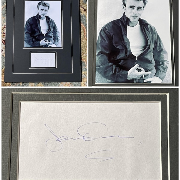 James Dean Autograph - Etsy