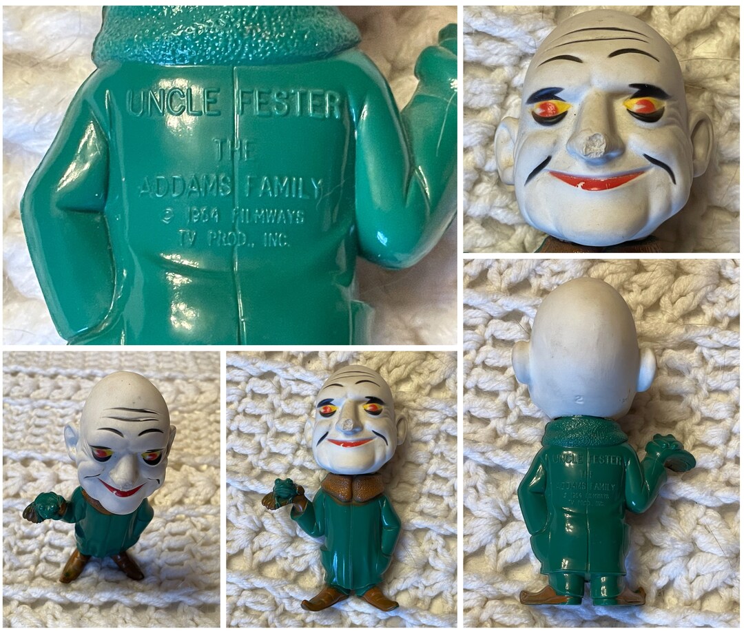 Super Rare UNCLE FESTER Figure Remco Filmways TV, Manufactured in 1964 ...