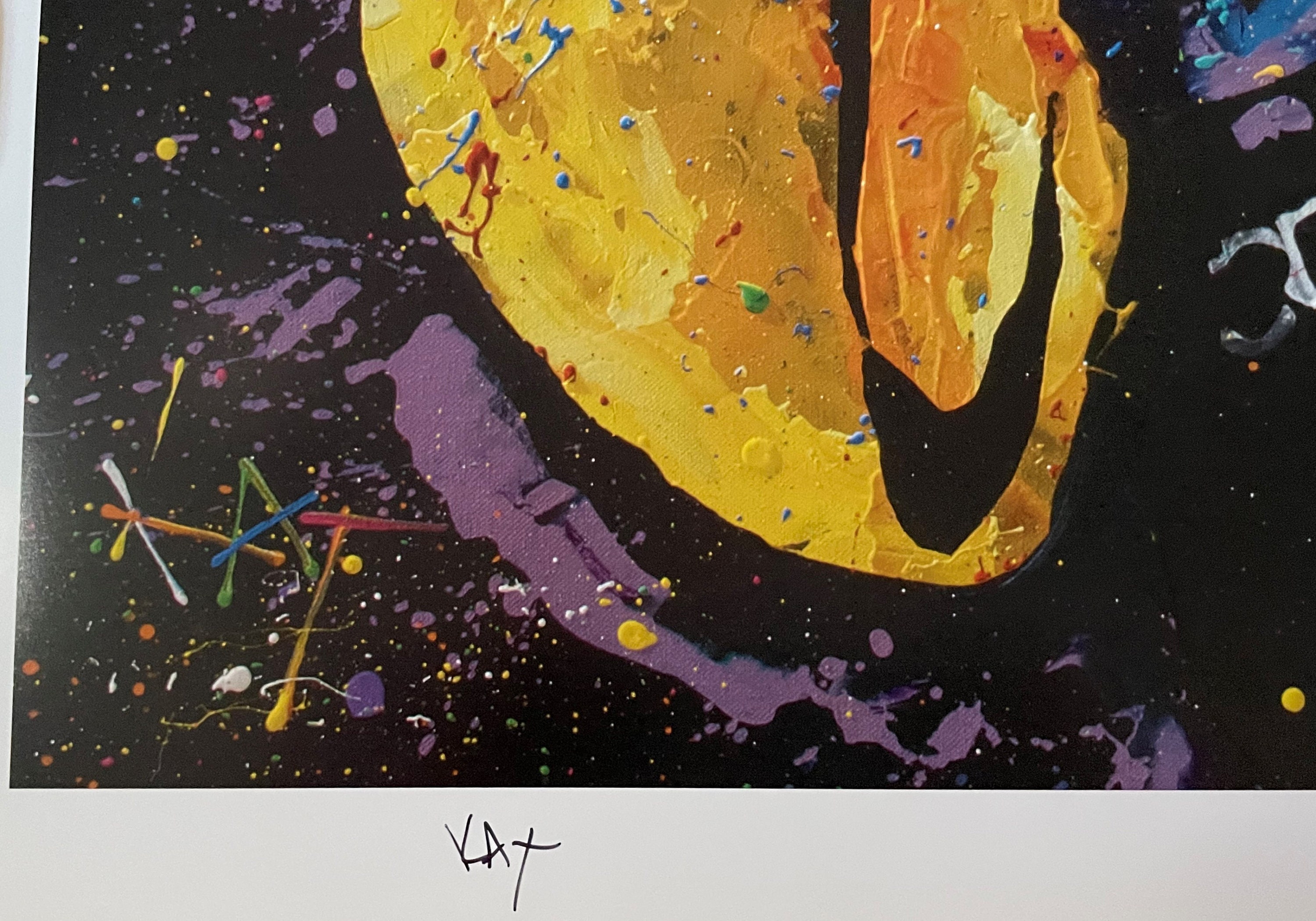 Rare, Vintage, Large KAT, the Artist, Signed Limited Edition 267/650 ...