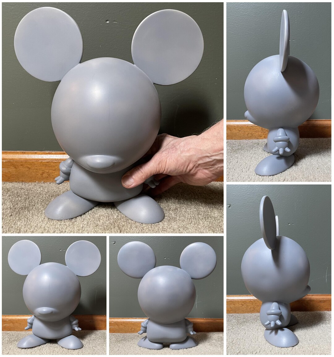 Walt Disney Mickey Mouse SHORTS Toy PROTOTYPE, Large Size, 12 Inches by ...
