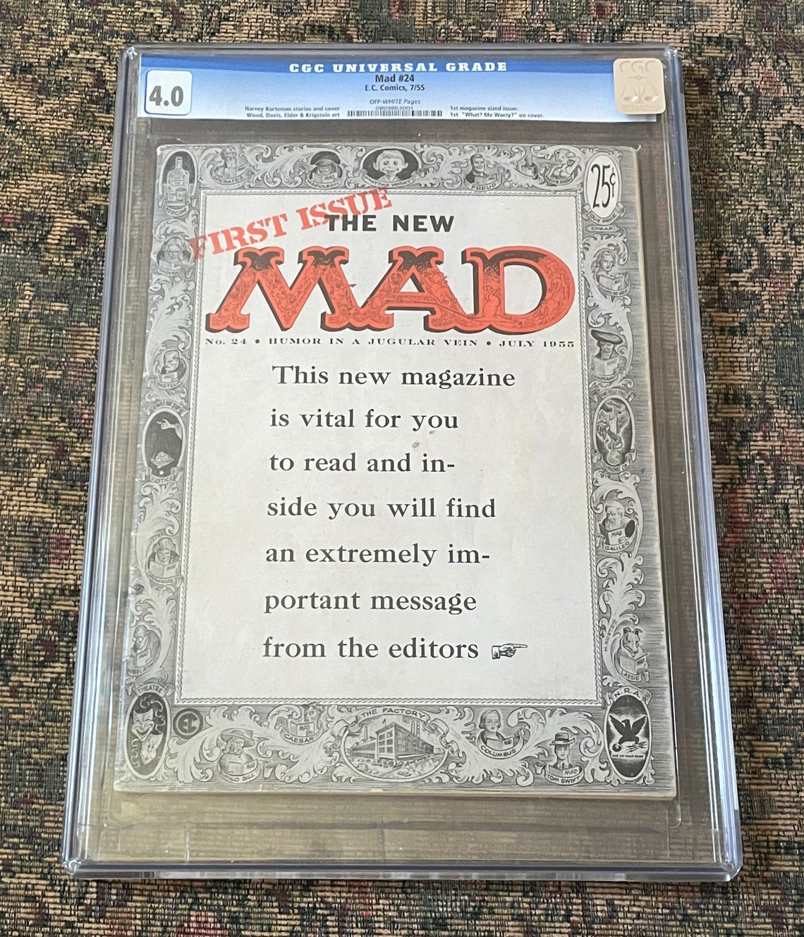 Rare, Vintage, Mad # 24 First Issue the NEW MAD Magazine Now in ...