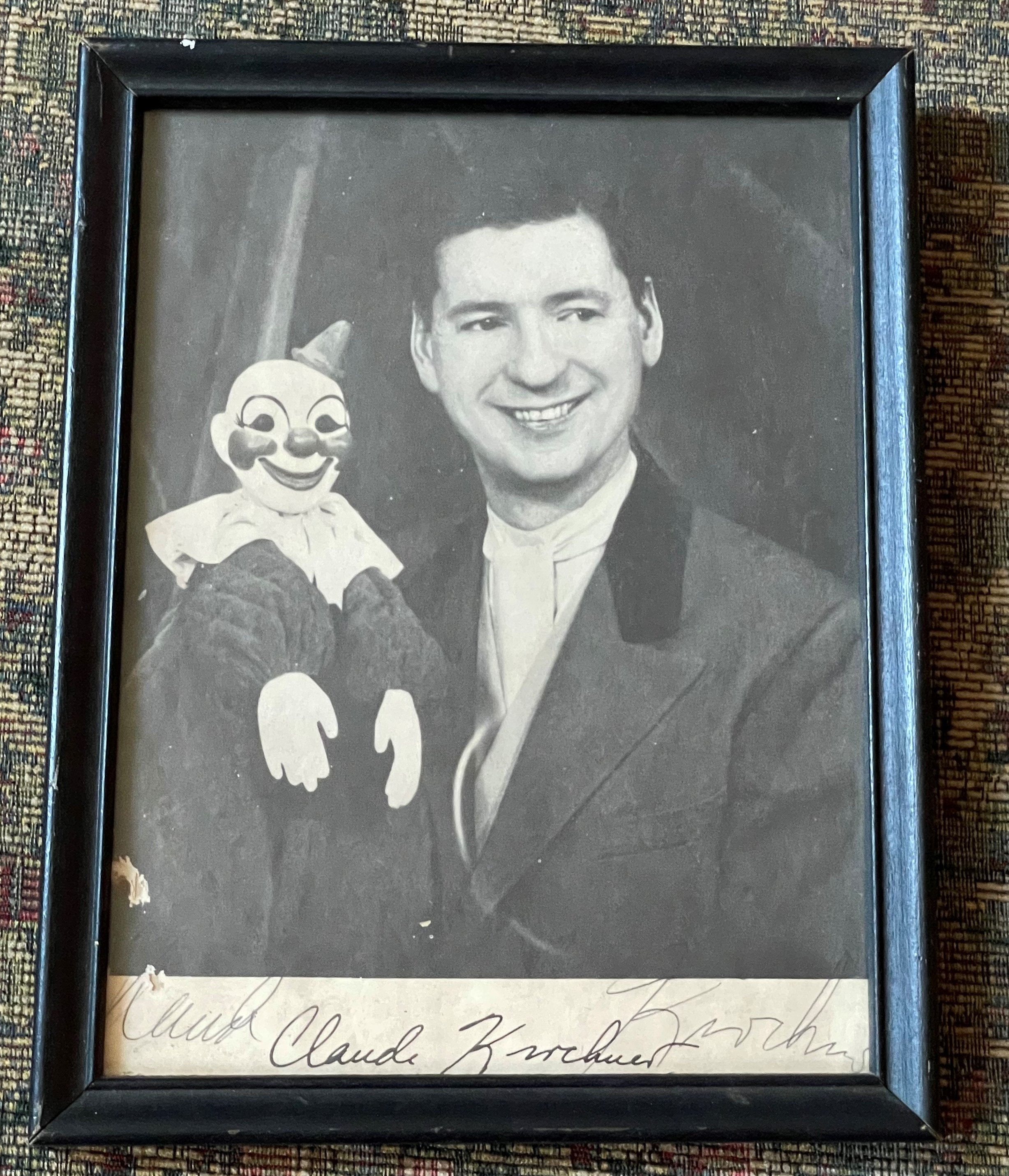 Rare, Vintage CLAUDE KIRCHNER Lot: Framed, Signed Clownie Photo ...