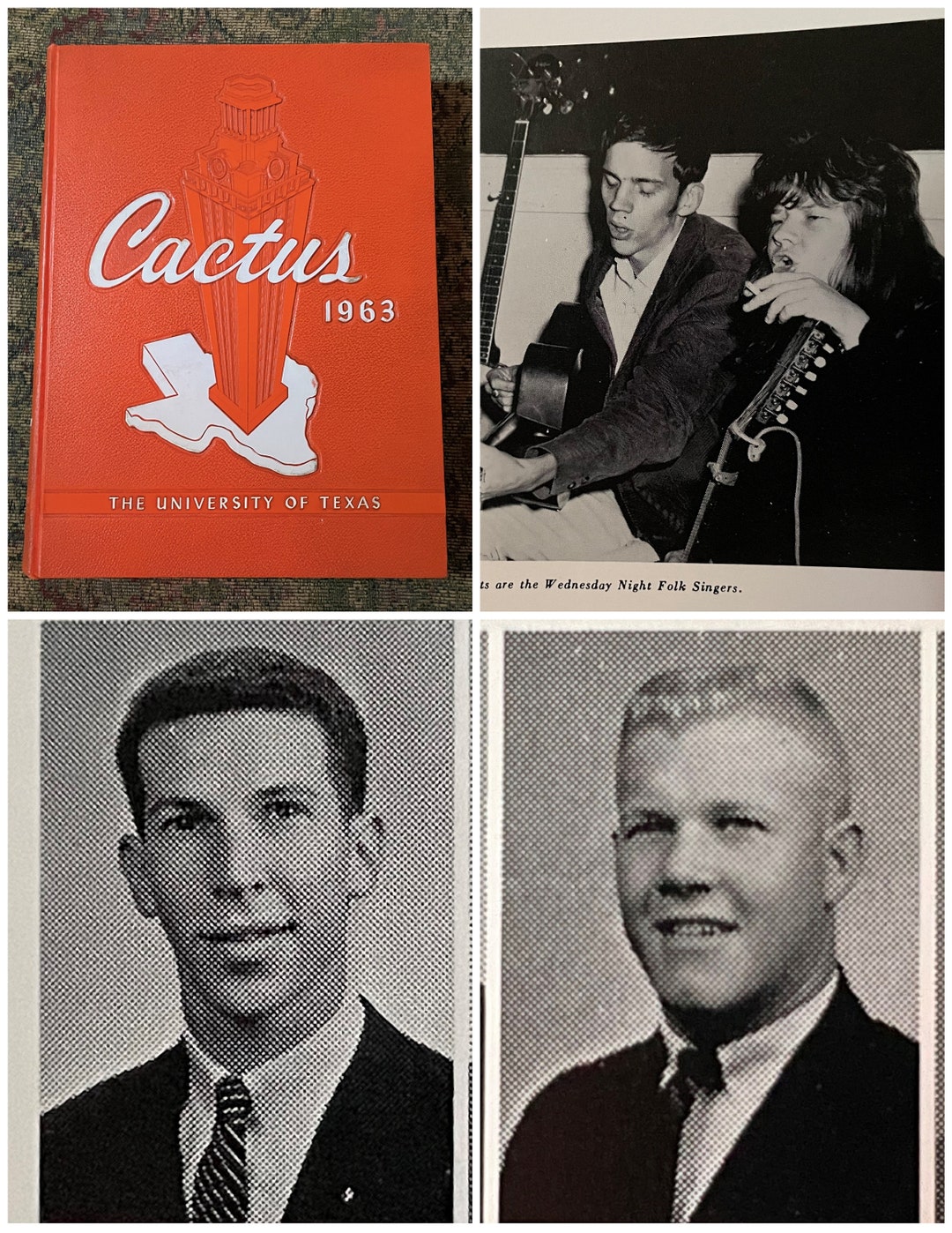 University of Texas, Cactus 1963 College Yearbook, JANIS JOPLIN Photo ...