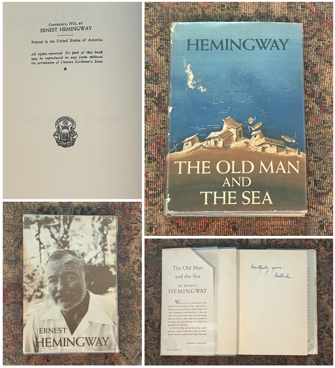 Ernest Hemingway, the Old Man and the Sea, 1952, 1st Edition, 1st ...