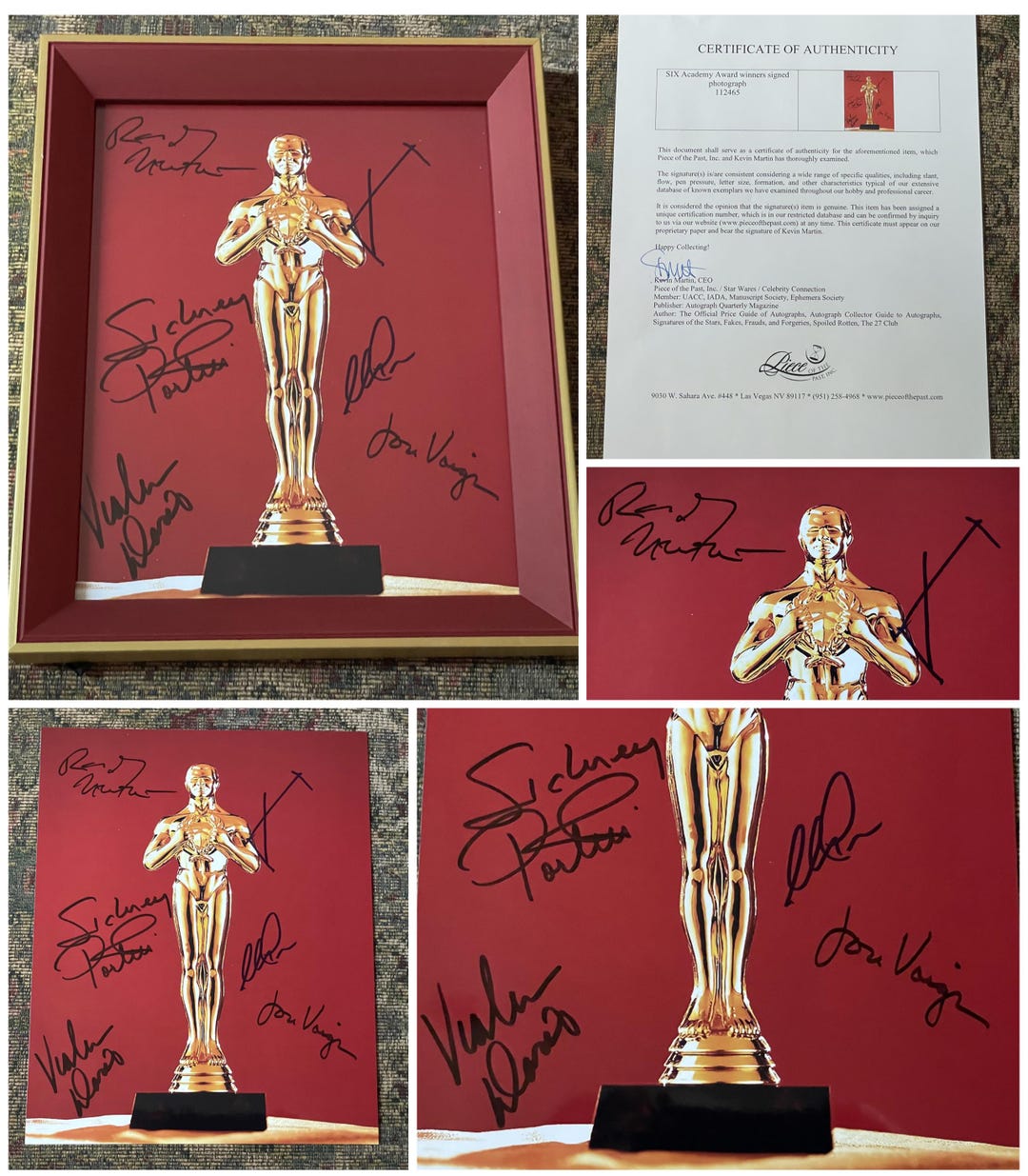 6 Academy Award Winners Framed & SIGNED AUTOGRAPHED Photo: Al Pacino ...