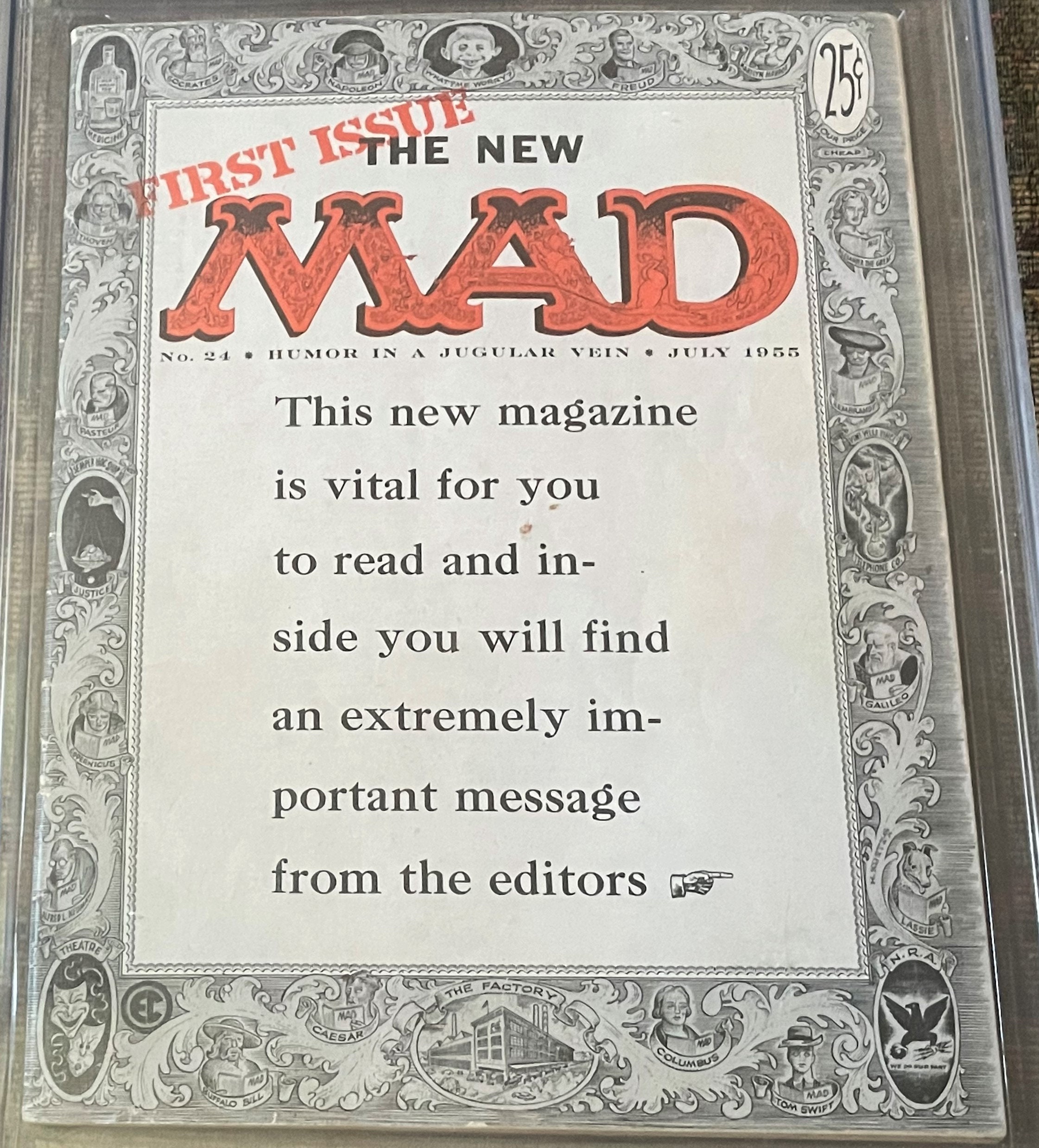 Rare, Vintage, Mad # 24 First Issue the NEW MAD Magazine Now in ...