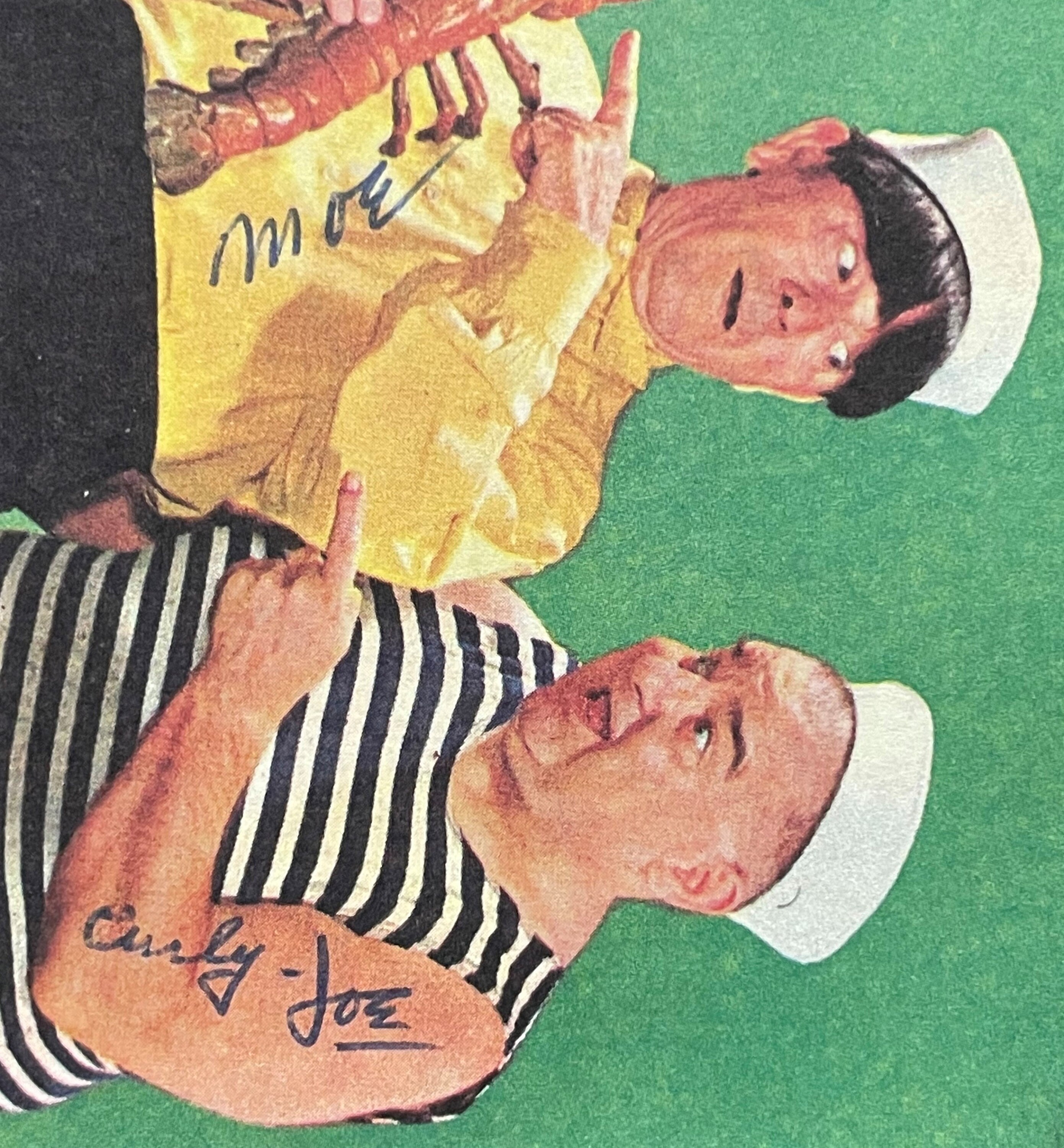Rare, the Three Stooges, March of Comics 1967 Framed Comic Book SIGNED ...