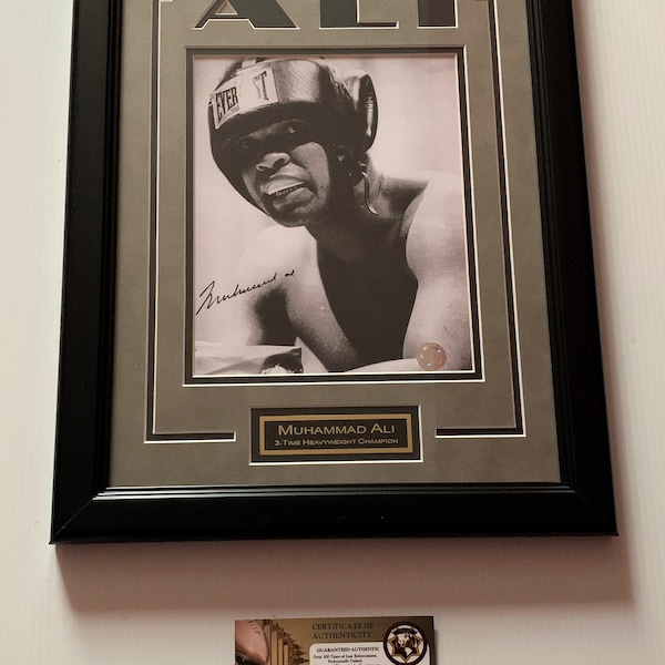 Signed Photo of Muhammad Ali - Etsy