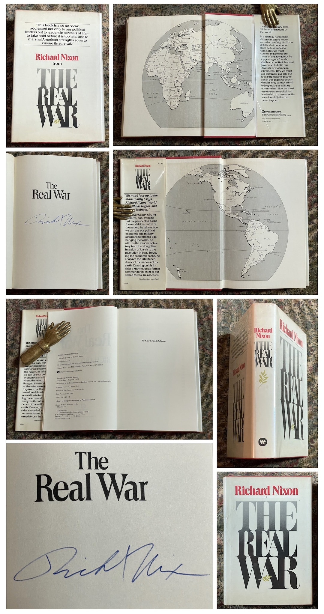 Richard NIXON, the Real War, First Edition Hardcover Book, SIGNED by ...
