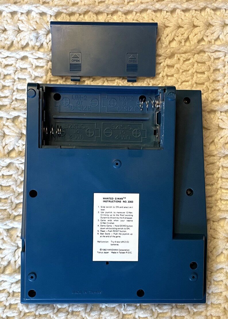 Extremely Rare, Hanzawa Operation Z VFD Electronic Handheld Video Game ...