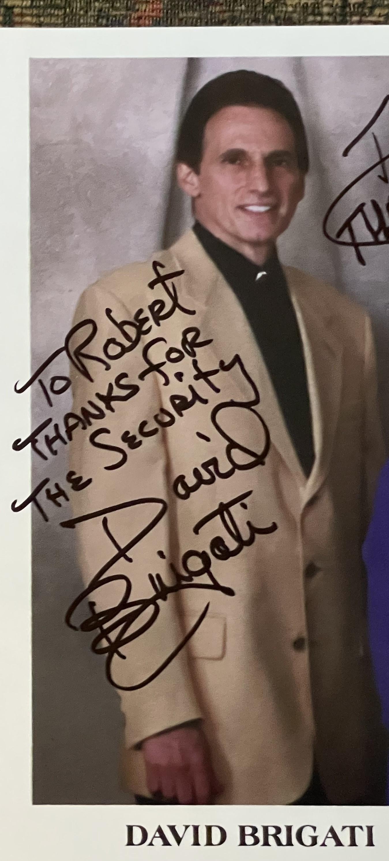Signed Photo Joey Dee (of the Starliters), Frankie Valli's Brother ...