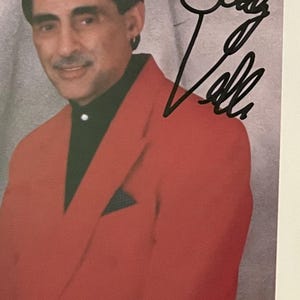 Signed Photo Joey Dee (of the Starliters), Frankie Valli's Brother ...