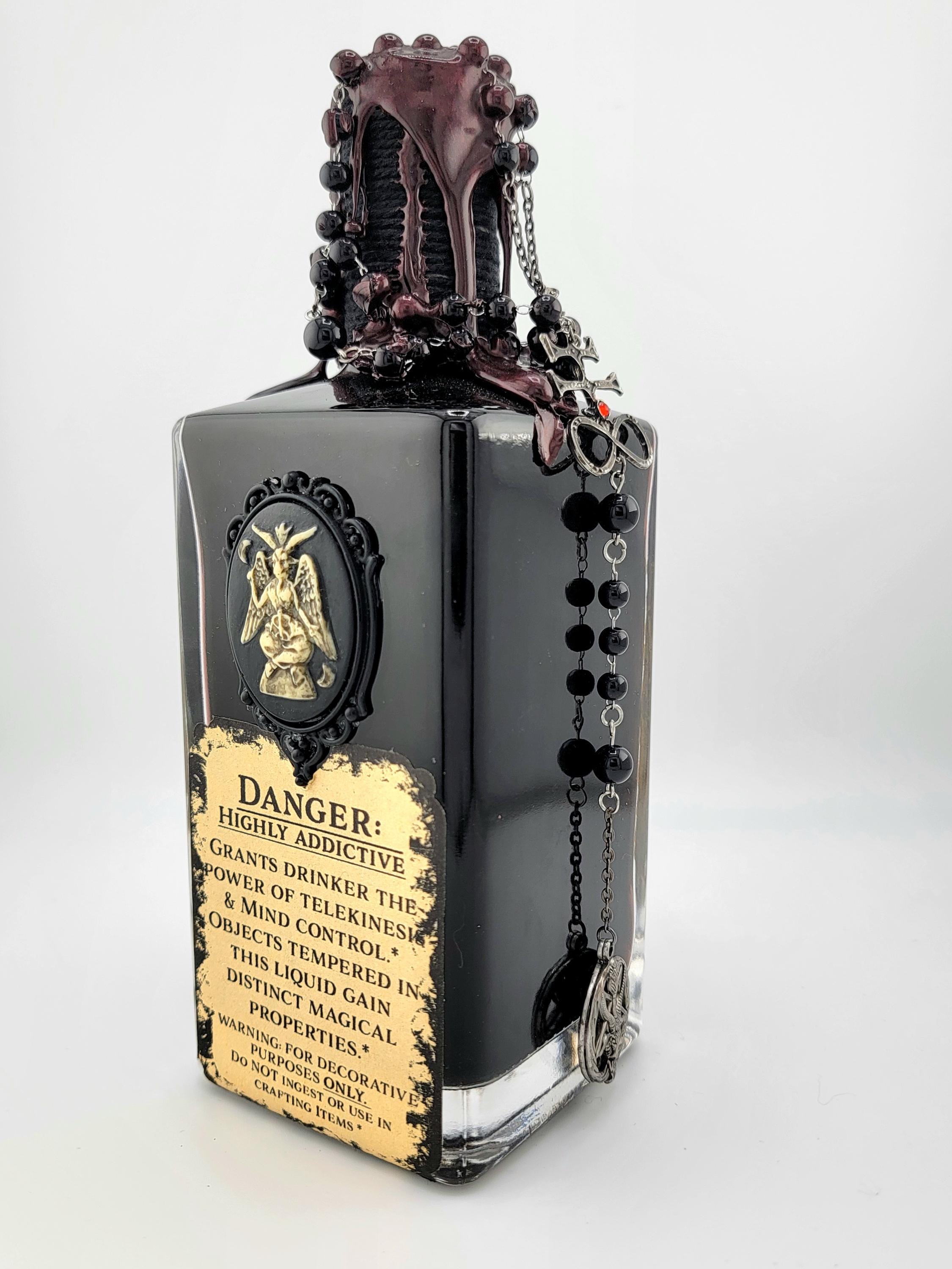 Demon Blood Potion Bottle | Gothic Home Decor | Alchemist Apothecary - Etsy
