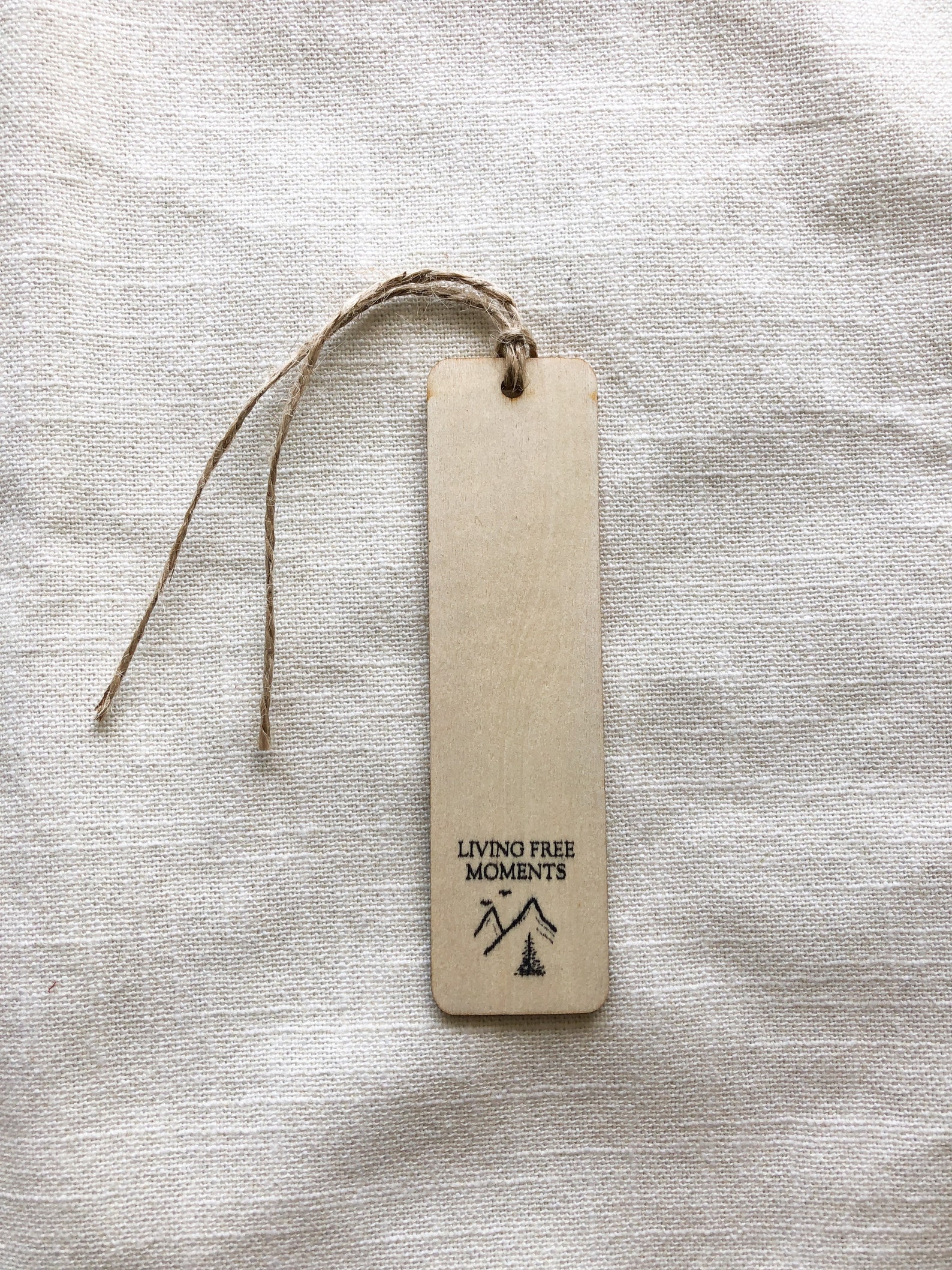 Wooden Pine Tree Bookmark Pine Tree Art Pine Tree Bookmark - Etsy