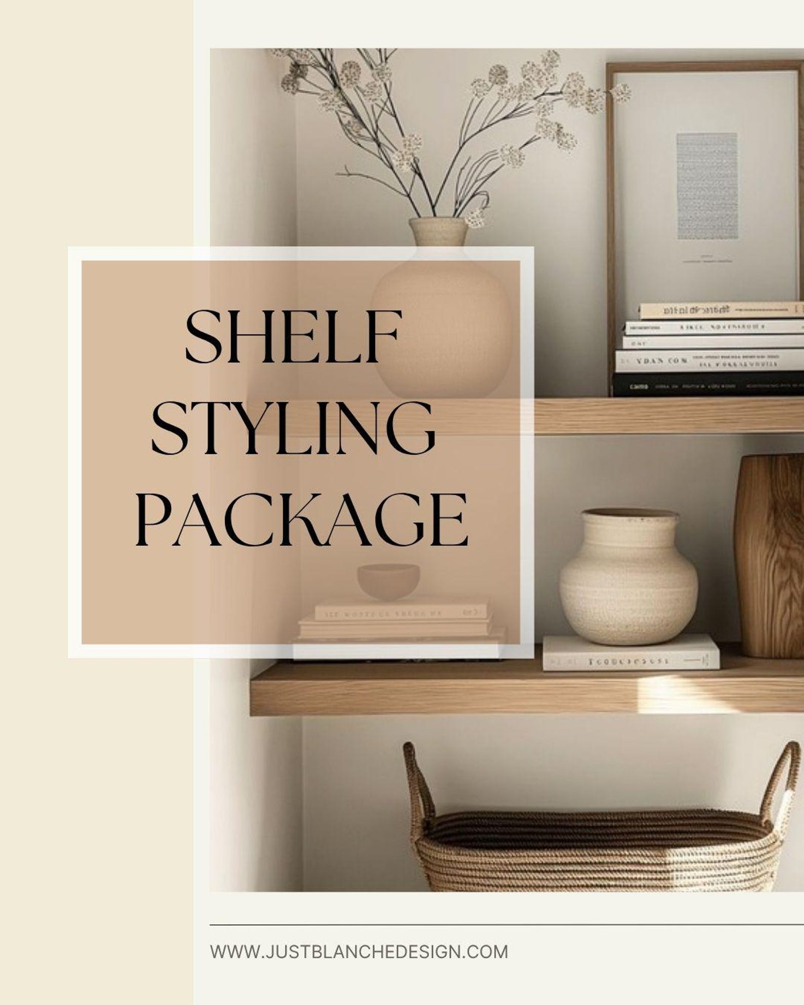 Virtual Shelf Styling Package | Custom Online E-design - Etsy