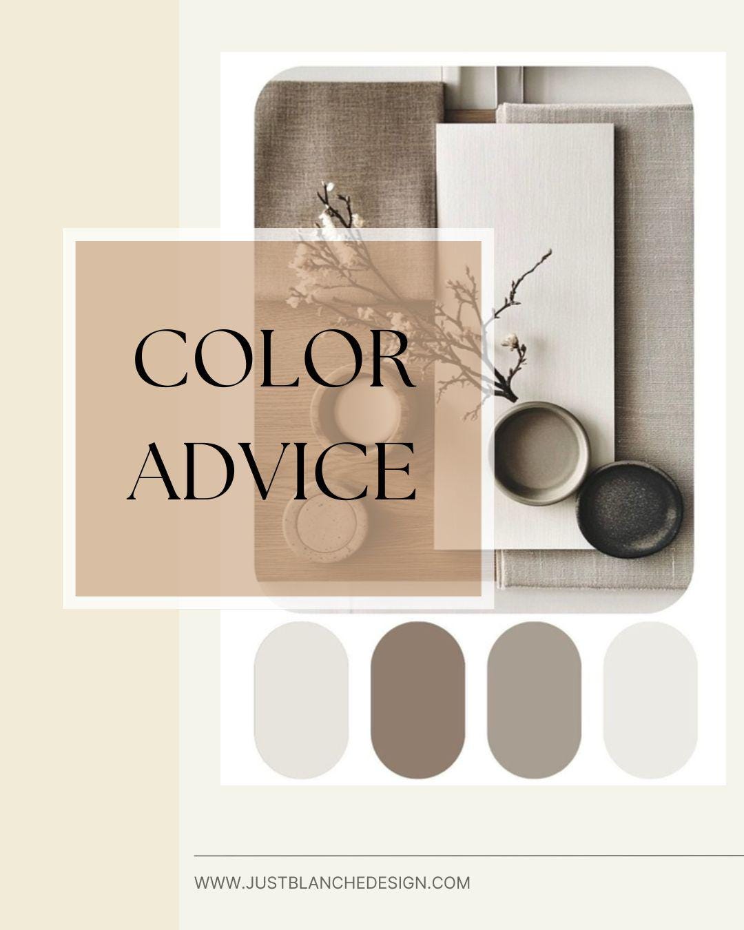 Custom Paint Color Palette | Virtual Interior Design Services | Edesign ...