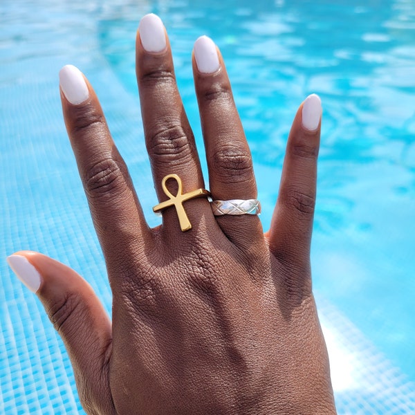Ankh Ring - Etsy