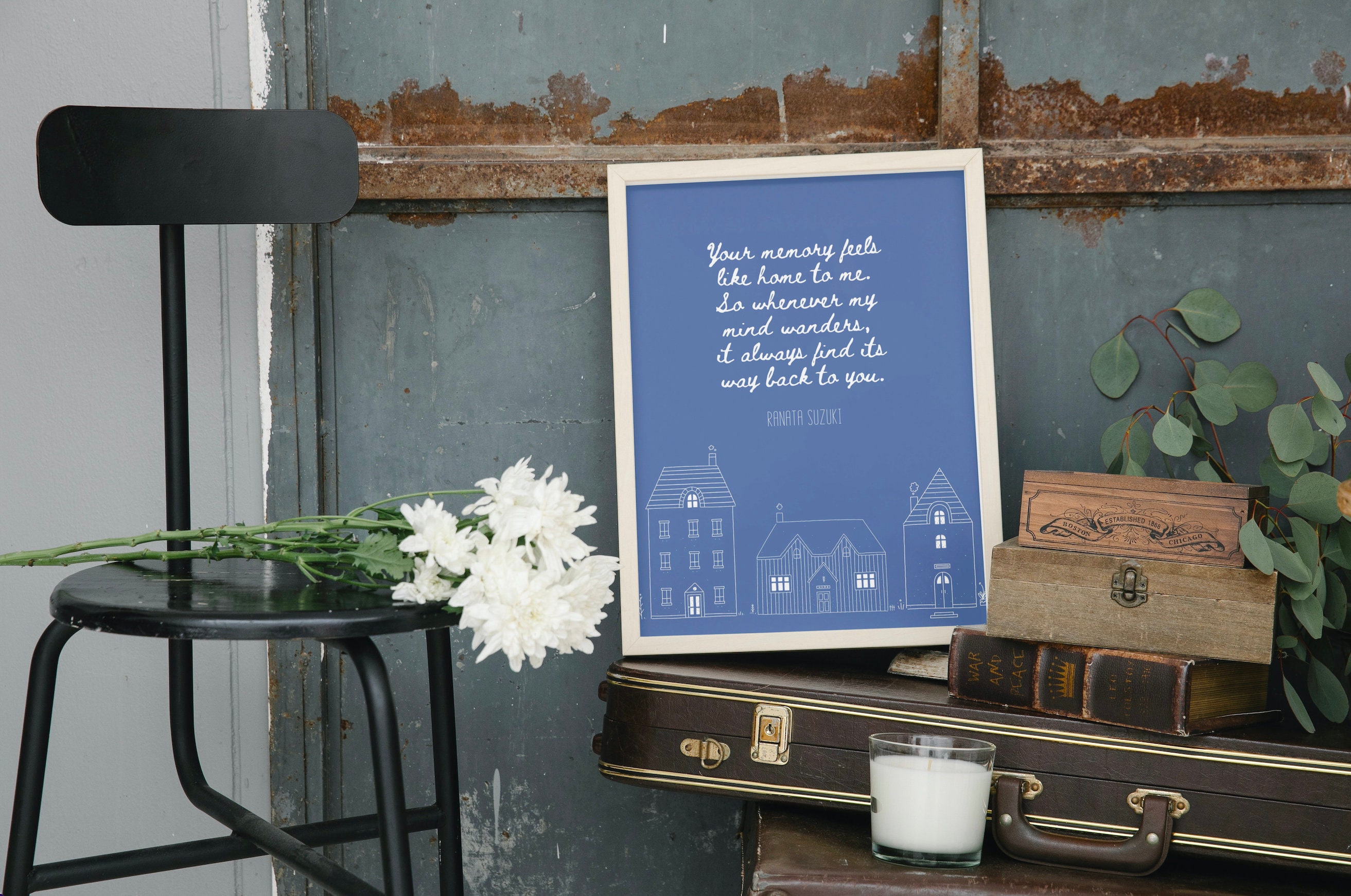 Feels Like Home, Grief Quote, Grief Art, Grief Print, Bereavement Quote ...