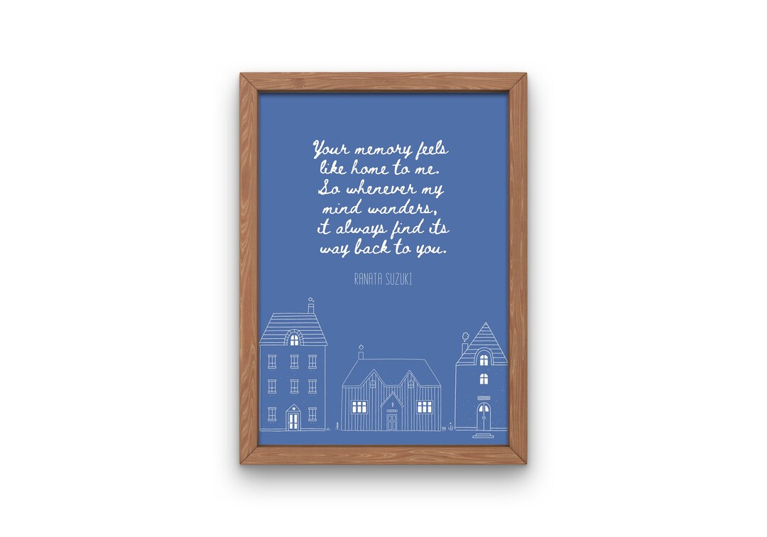 Feels Like Home, Grief Quote, Grief Art, Grief Print, Bereavement Quote ...