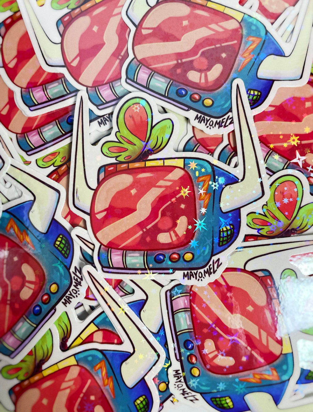 T.V Head Sticker / Vinyl Sticker/ Cartoon Sticker / Laptop Hydro Flask ...