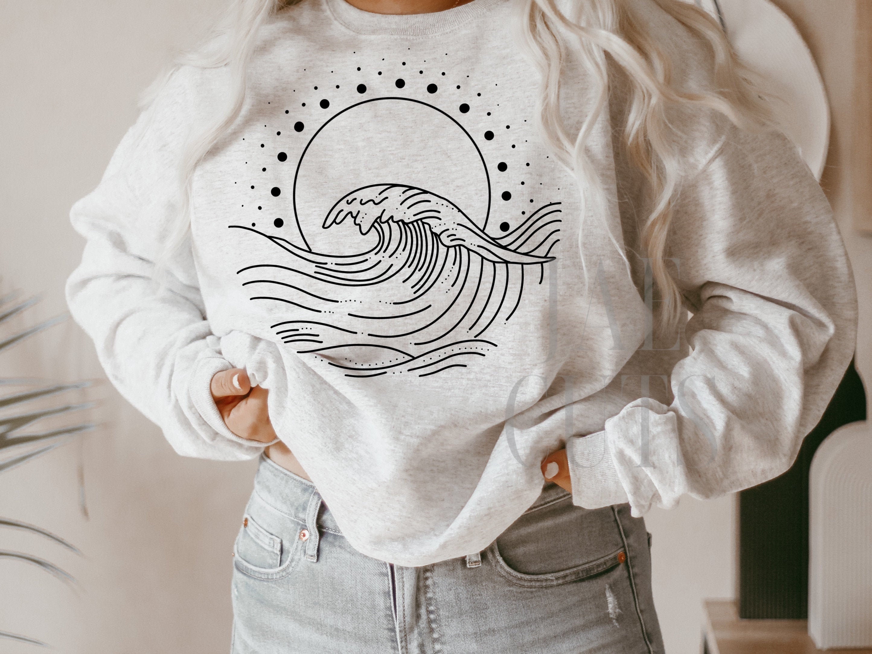 Waves | Svg File for Cutting Machine - Etsy
