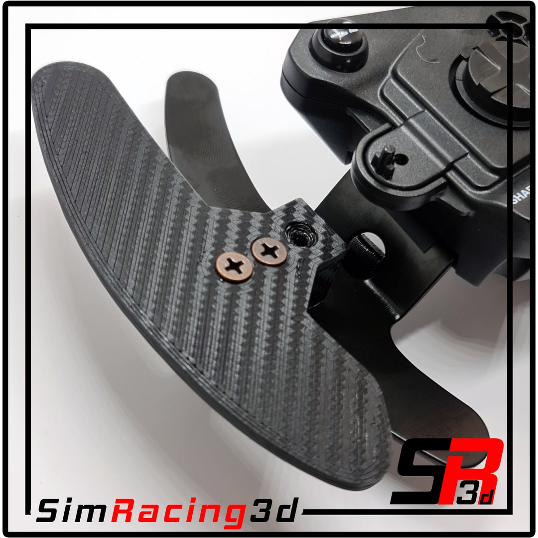 Thrustmaster T300 RS, T300 RS GT Paddle Shift Mod Extenders Flat Dish ...