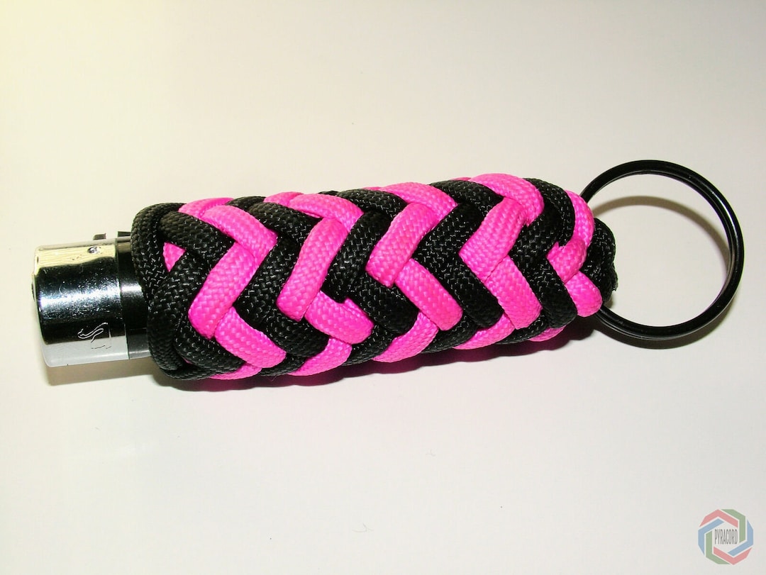 Pink Clipper Lighter Case Paracord Universal Lighter Holder Holster ...