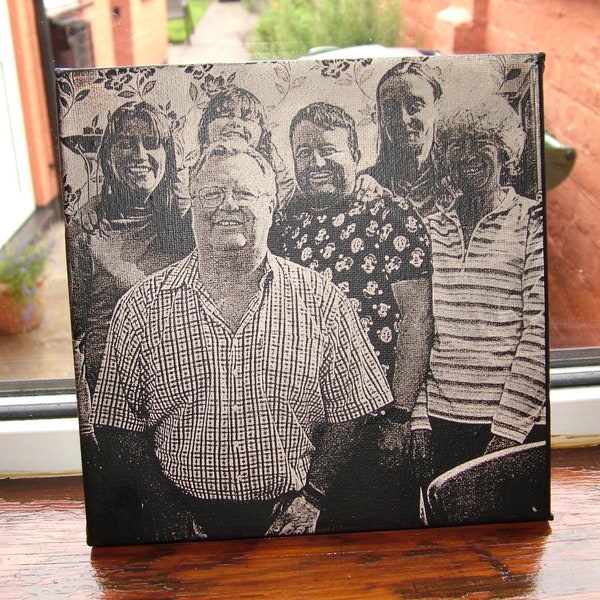 Laser Engraved Canvas - Etsy