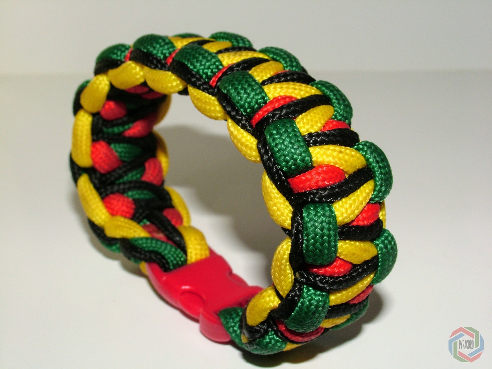 Rasta Paracord Bracelet RED EYE Handmade Rasta Bracelet | Etsy