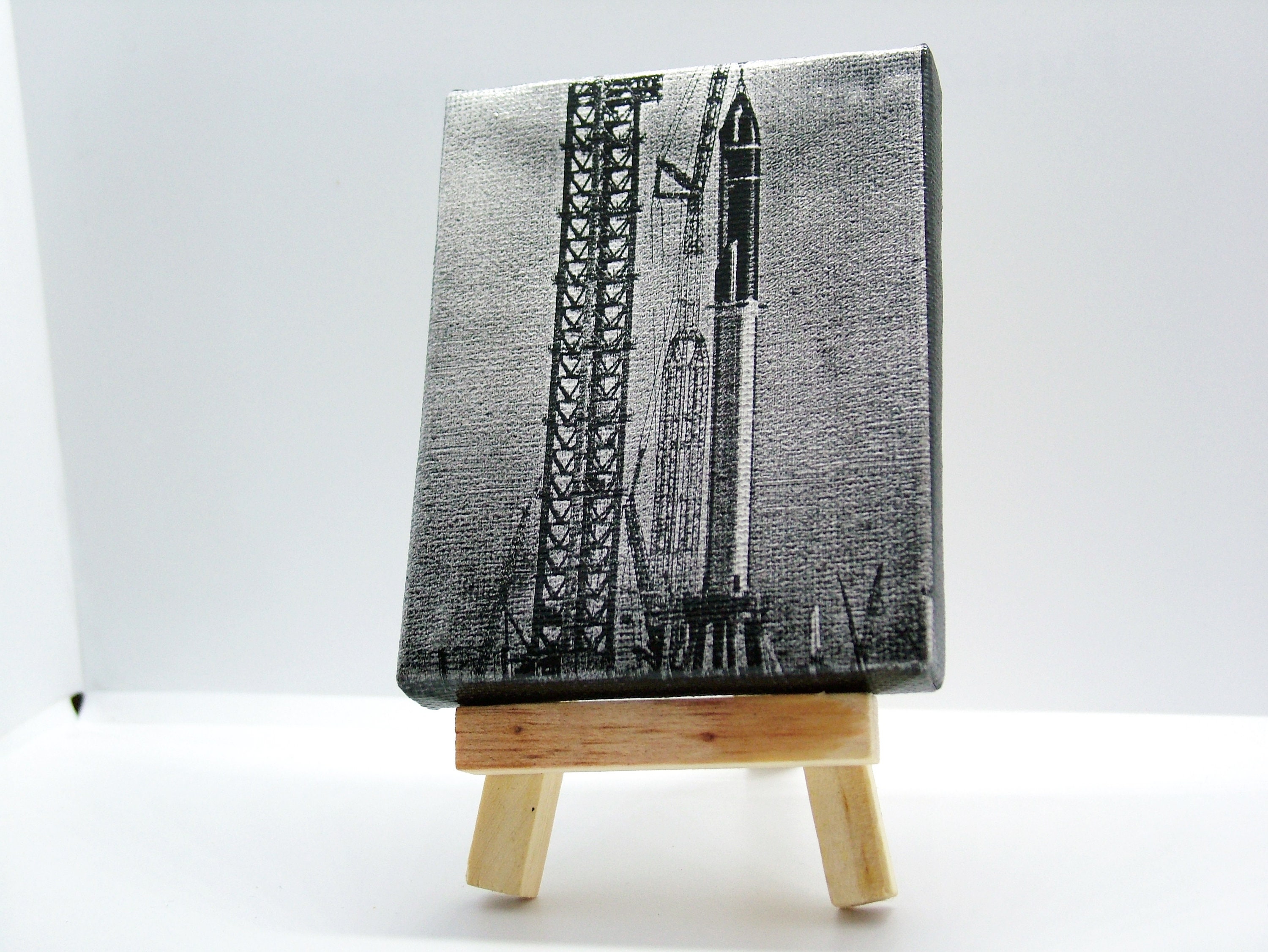 Spacex Starship 20 Booster 4 Wall Art Canvas " Starship Skyscraper ...
