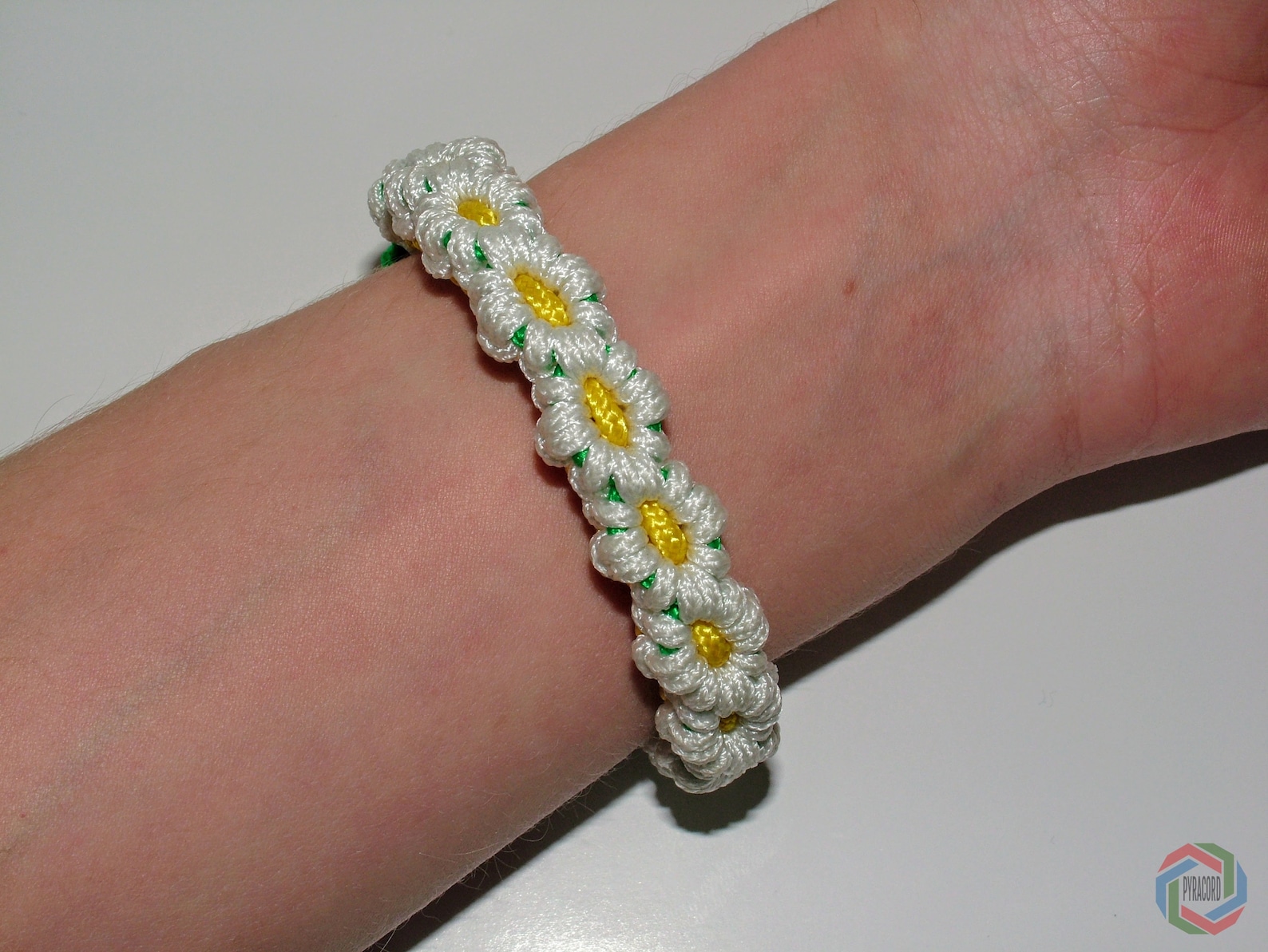 Handmade Daisy Bracelet Macrame Flower Bracelet Daisy | Etsy