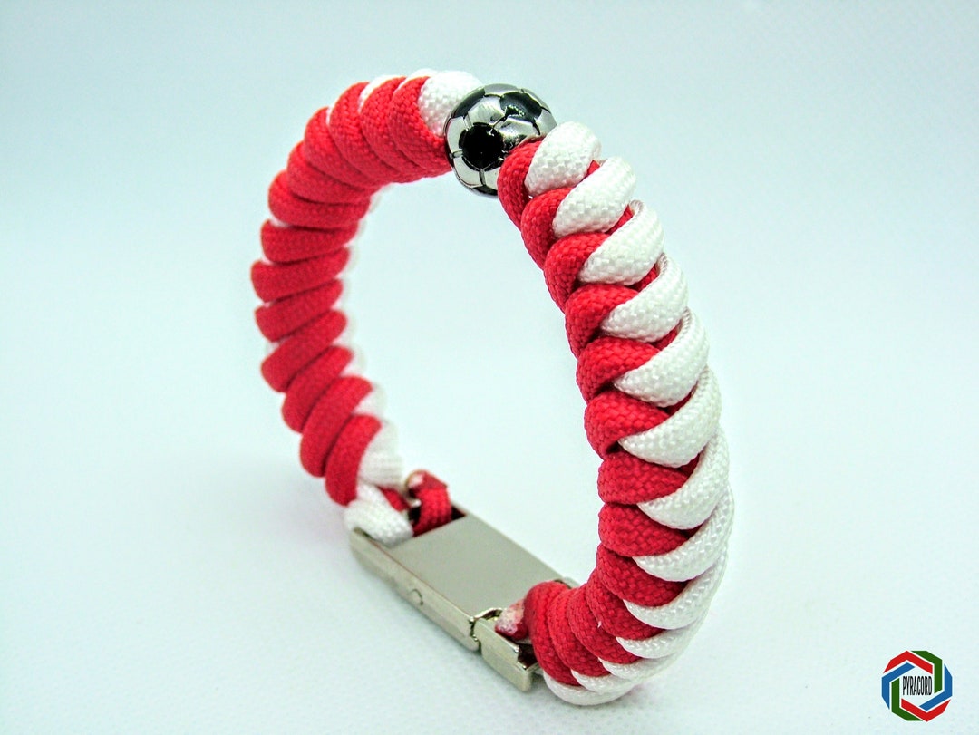 Football Bracelet Paracord Wristband FA TEAMS N-Z Men Women Kids ...