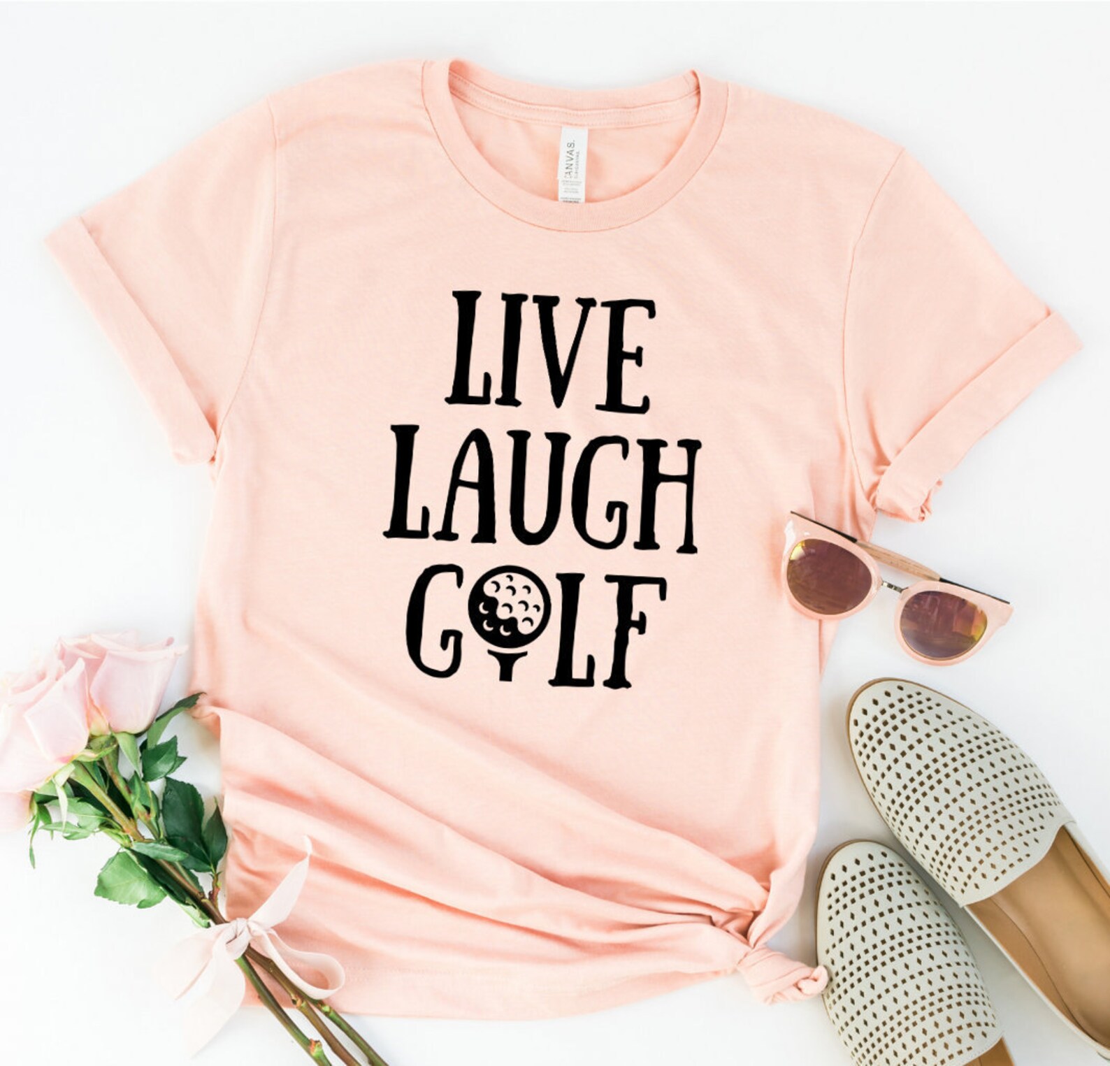 Live Laugh Golf T-shirt, Golf Lover Gifts, Golfing Gifts, Mother's Day ...